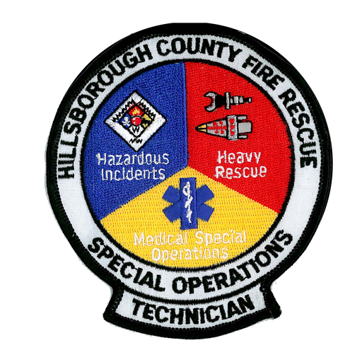 Special Operations Patch, Hillsborough County Fire Rescue