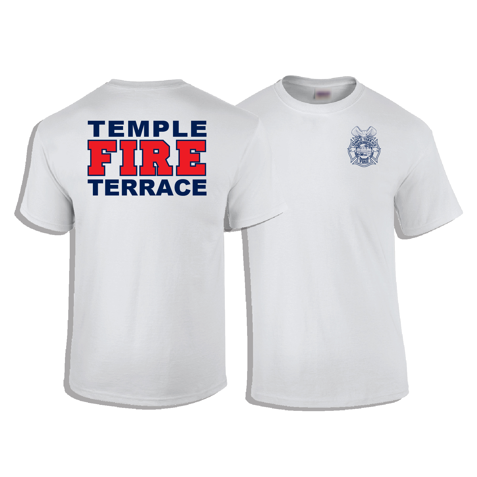 Shield S/S T-Shirt White, Temple Terrace